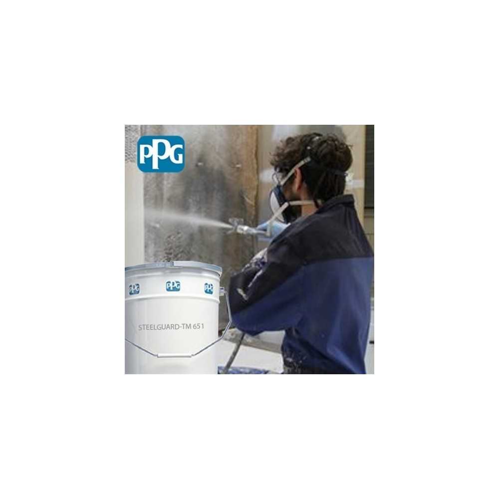 Pintura Intumescente Steelguard 651 al agua para metal 20 lt.